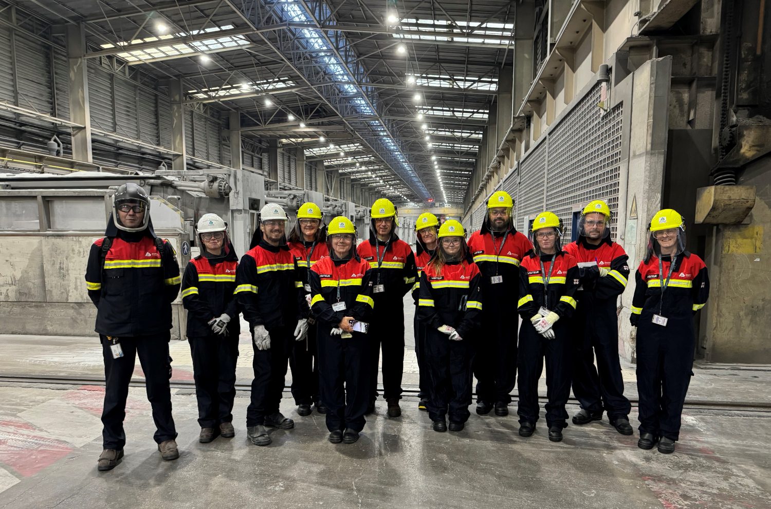 Aluminium Dunkerque, étape du voyage de presse organisé par RTE ...